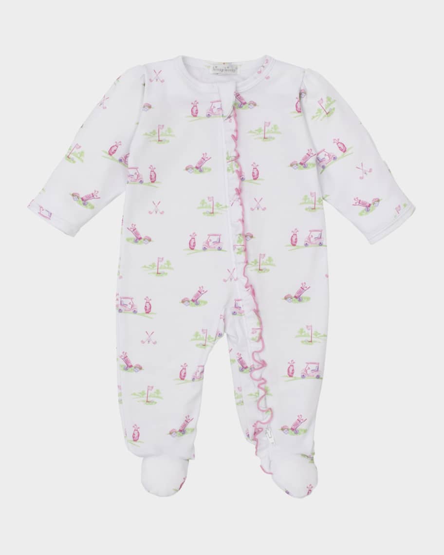 Kissy Kissy Girl's Fairway Foursome Zip Footie, Size Newborn-9M ...