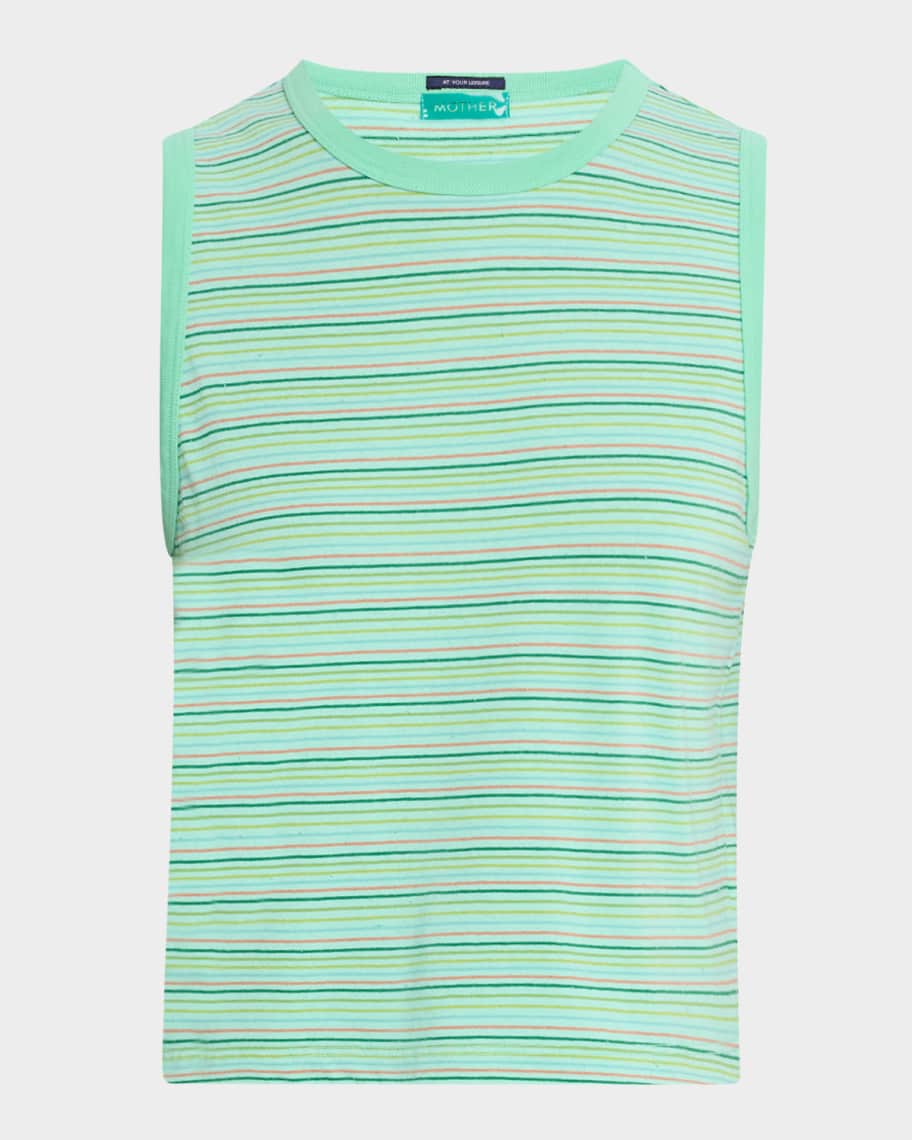 MOTHER The Silent Type Binding Muscle Tee | Neiman Marcus