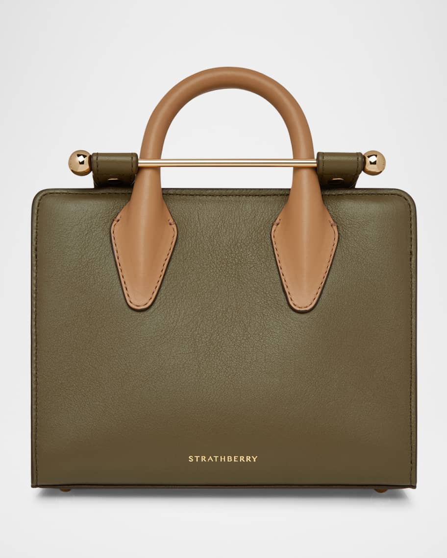 STRATHBERRY Nano Tri Leather Tote Bag | Neiman Marcus