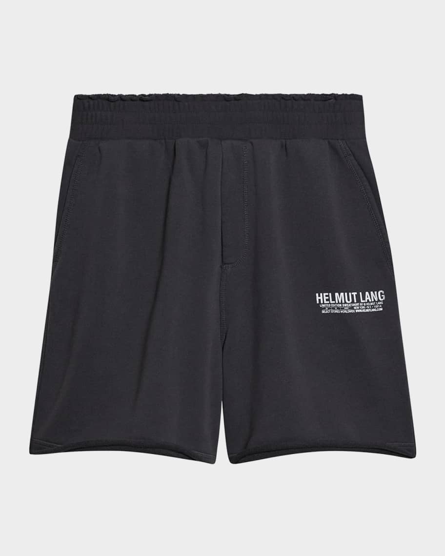Helmut Lang Men's Meatpacking Sweat Shorts | Neiman Marcus