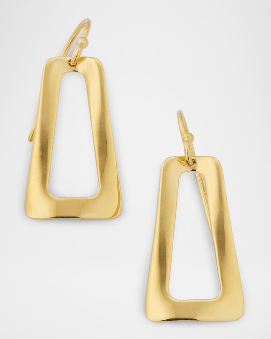 Ippolita 18K Classico Small Wavy Open Shape Earrings | Neiman Marcus
