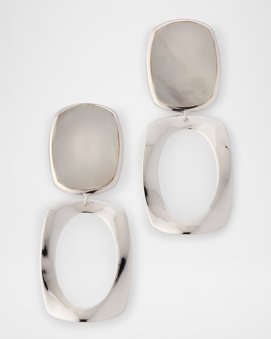 Ippolita Rock Candy Sterling Silver Long Oval and Large Frame Post ...