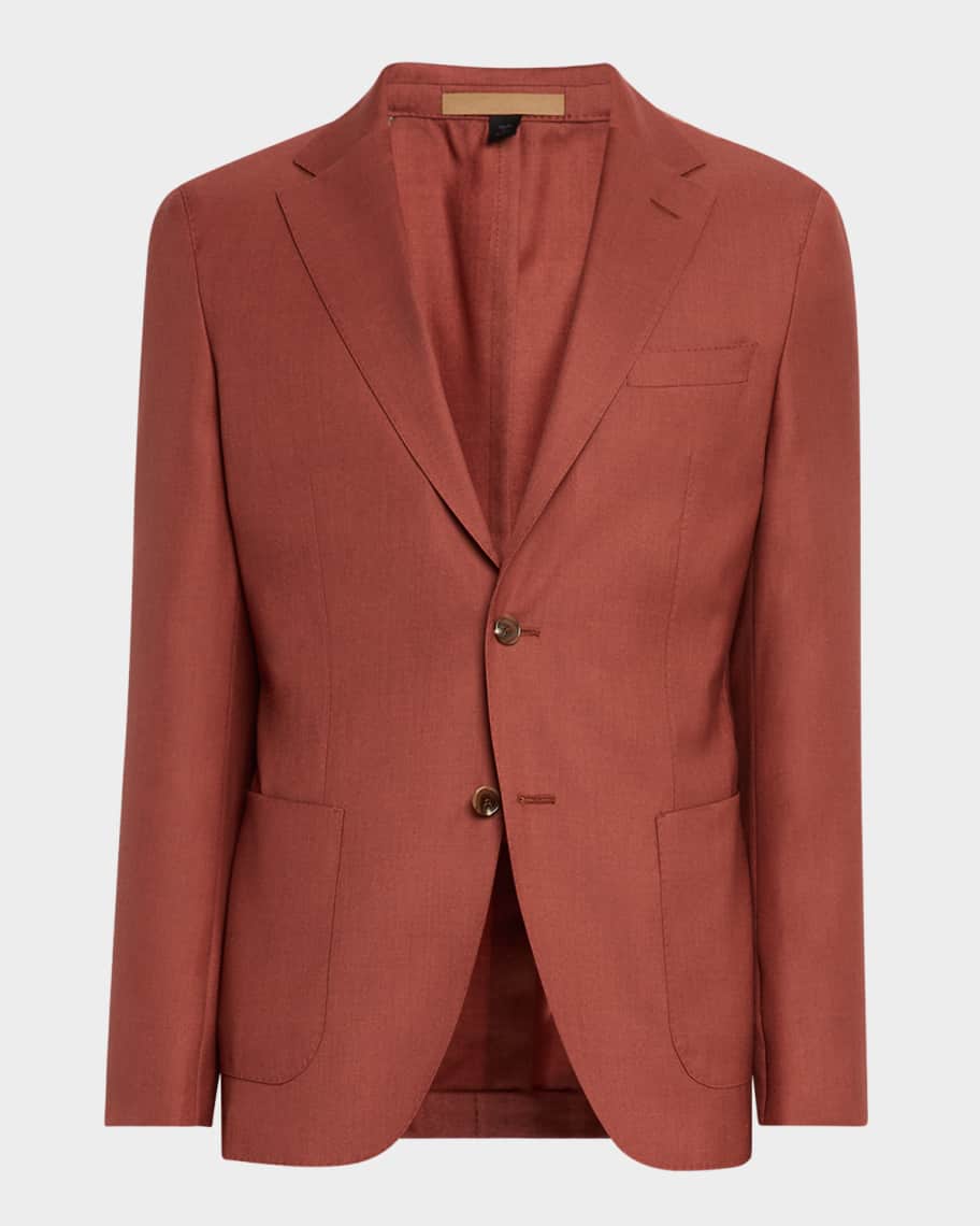 BOSS Camel Men's Heston Cashmere-Blend Sport Coat | Neiman Marcus