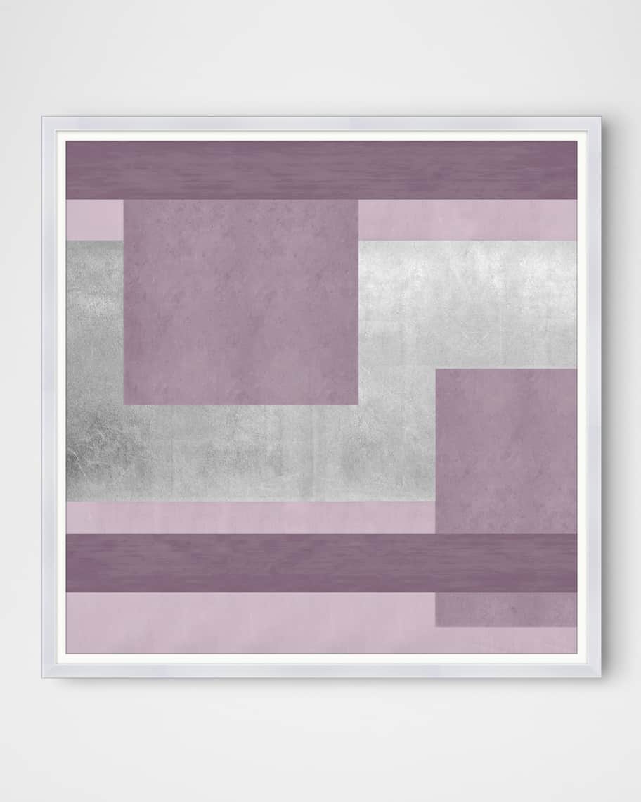 Wendover Art Group "Silver Maze 4" Framed Giclee | Neiman Marcus