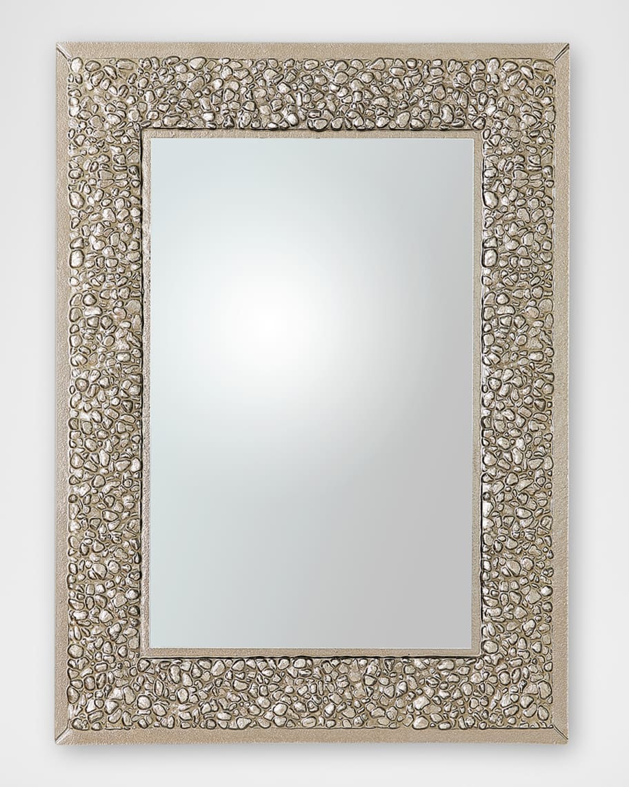 Global Views Golden Stone Wall Mirror, 60" | Neiman Marcus