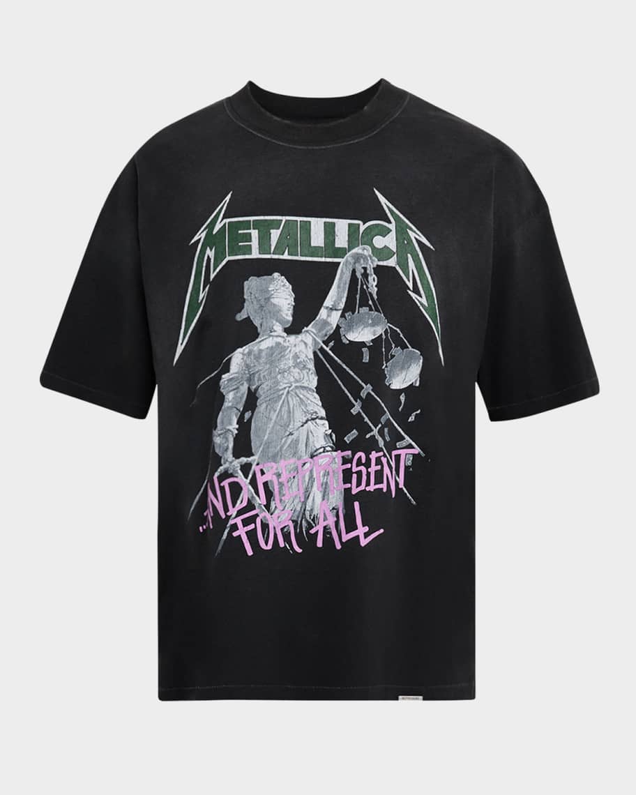 REPRESENT Men's Metallica Justice Graphic T-Shirt | Neiman Marcus