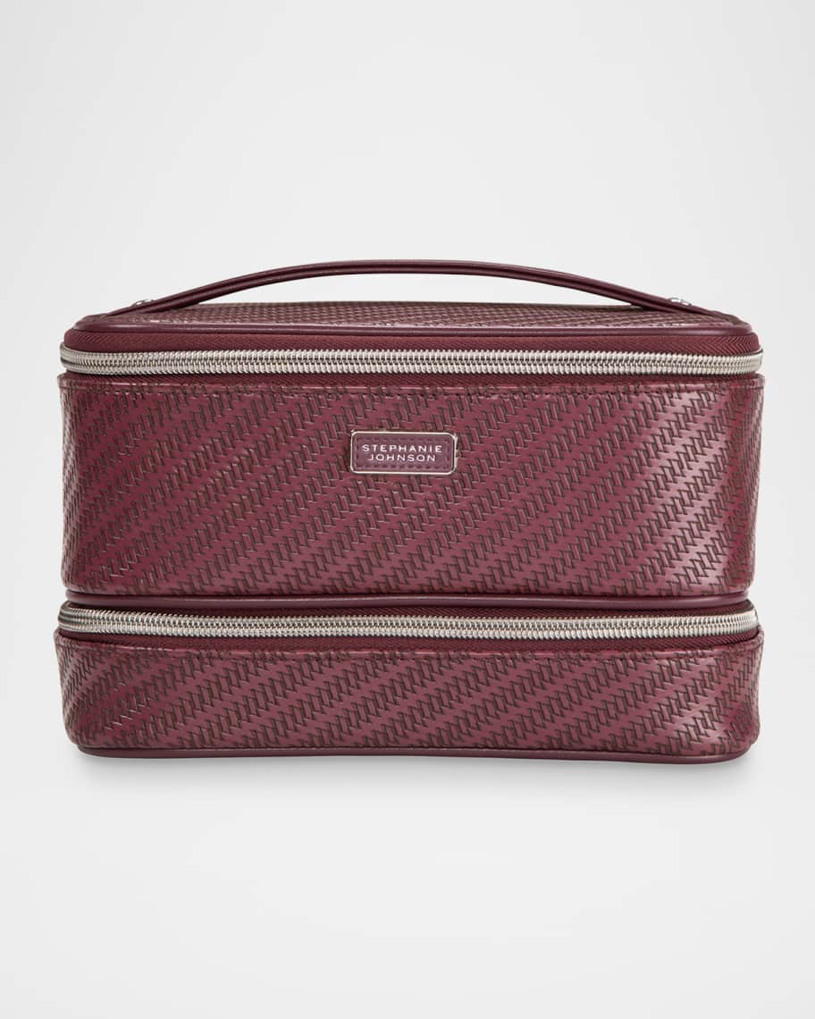 Stephanie Johnson Rosewood Ruby Royale Jenny Train Case | Neiman Marcus