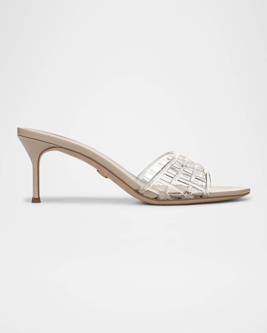 Veronica Beard Tia Jelly Slide Stiletto Sandals | Neiman Marcus