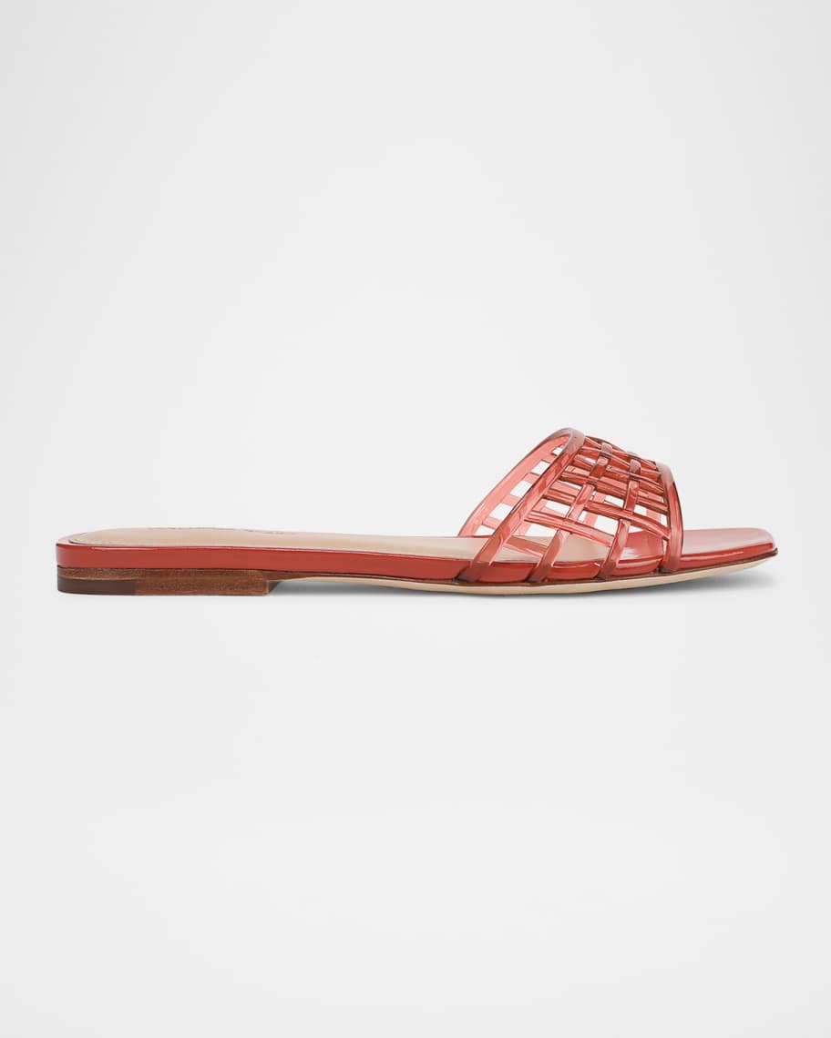 Veronica Beard Maris Jelly Slide Sandals | Neiman Marcus