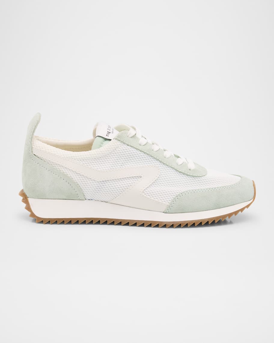Rag & Bone Retro Mesh Suede Runner Sneakers | Neiman Marcus