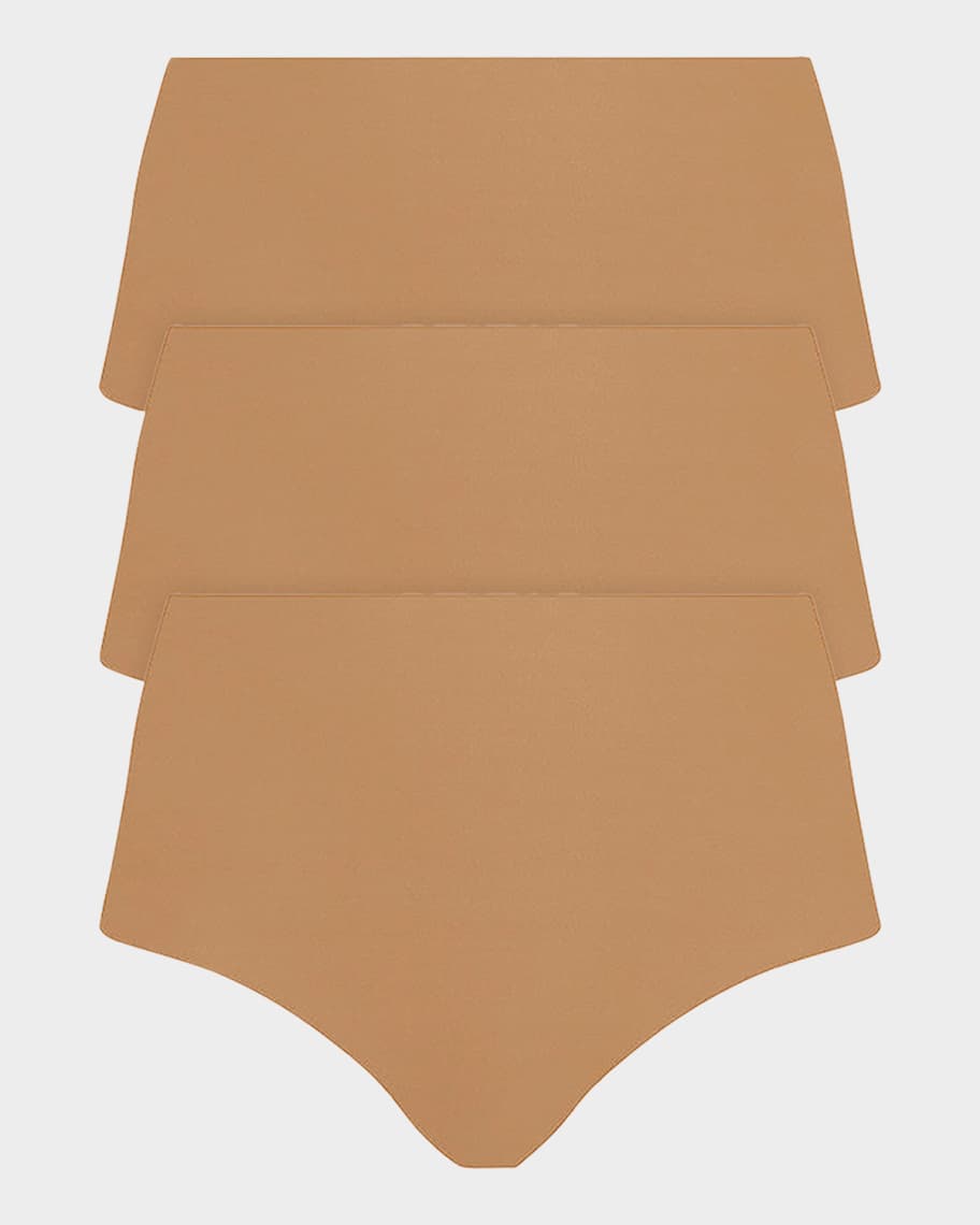 Commando Classic High-Rise Microfiber Bikini Briefs, Pack of 3 | Neiman ...