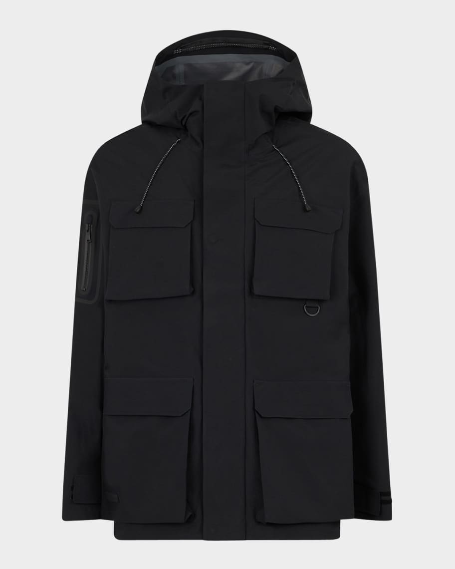 Moose Knuckles Men's Mansfield Rain Jacket | Neiman Marcus