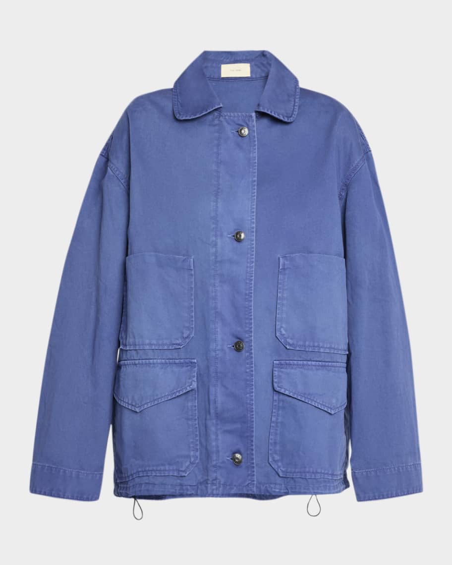 THE ROW Jolene Cotton Jacket | Neiman Marcus
