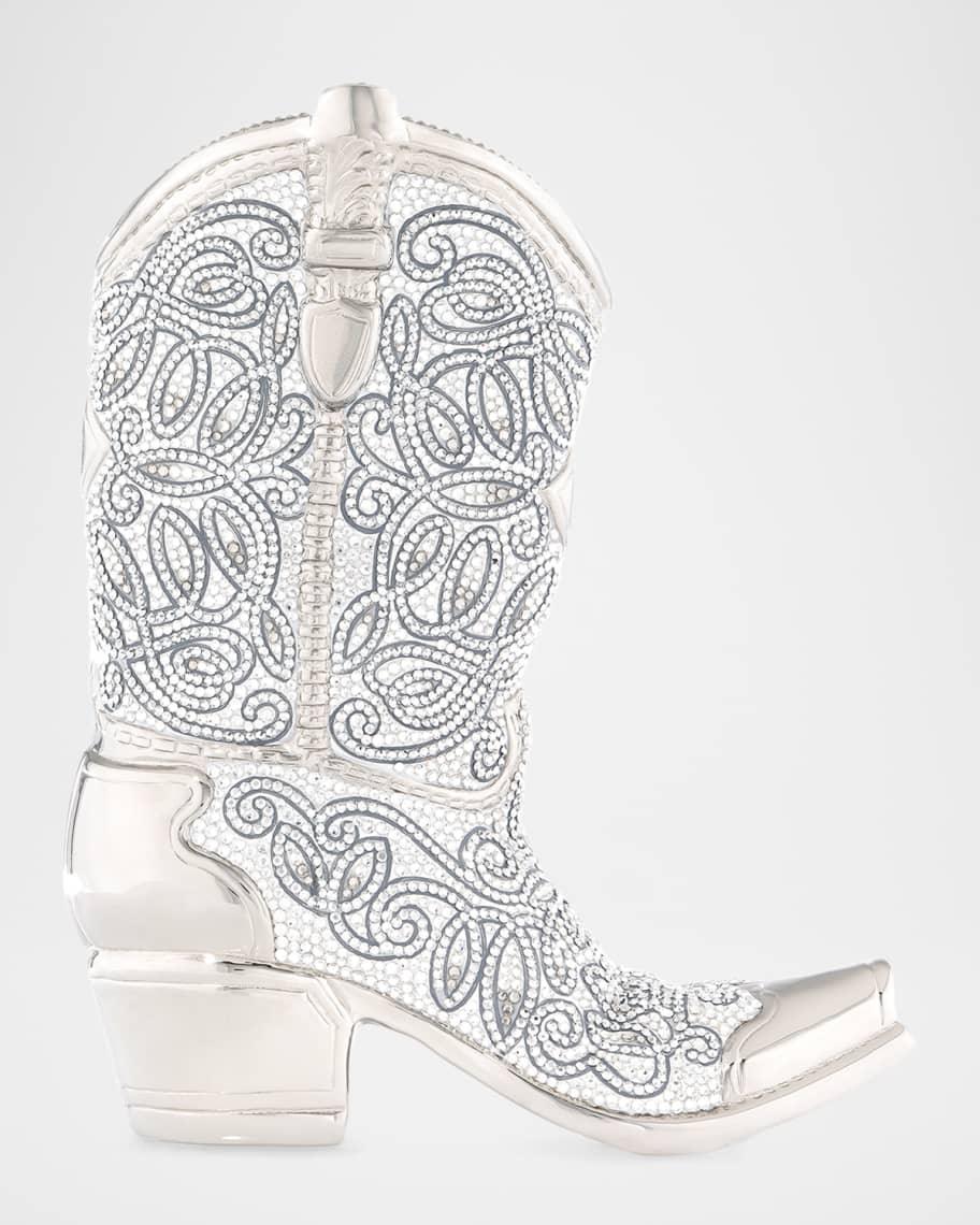 Judith Leiber Couture Crystal Cowboy Boot Clutch Bag | Neiman Marcus