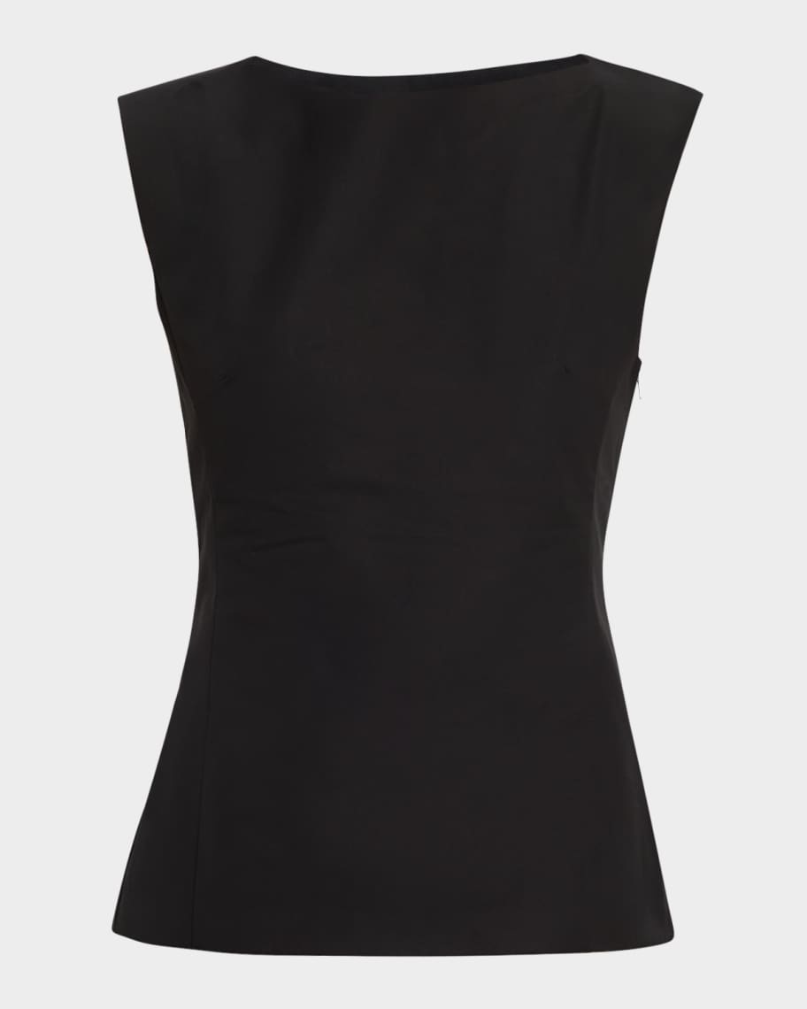 Marni High-Neck Sleeveless Bustier Top | Neiman Marcus
