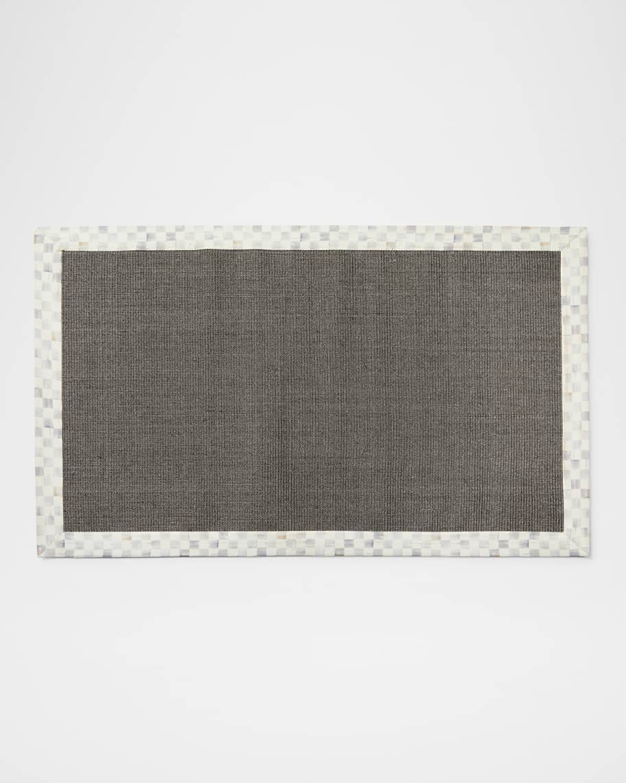 MacKenzie-Childs Sterling Check Sisal Rug, 3' x 5' | Neiman Marcus