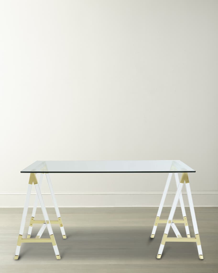 Jonathan Adler Jacques Trestle Desk | Neiman Marcus