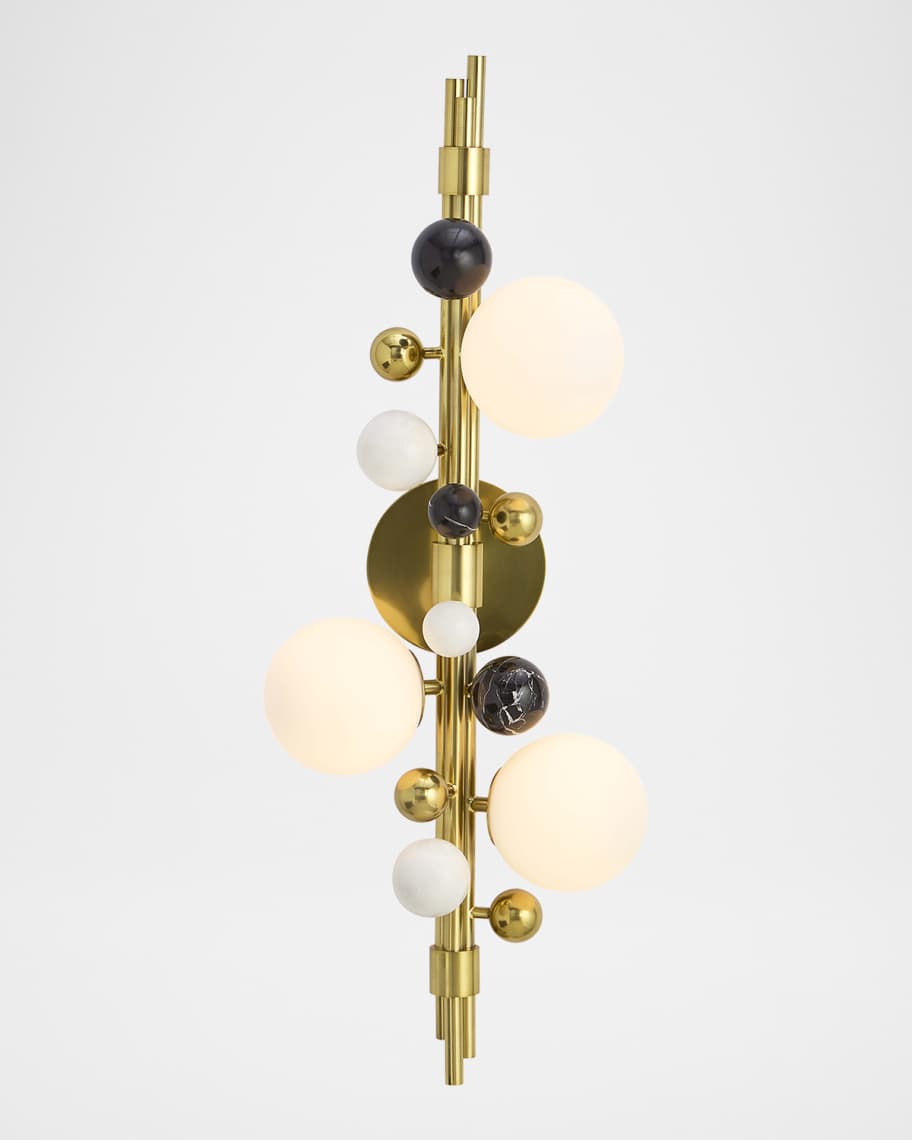 Jonathan Adler Globo 32.5" 3-Light Sconce | Neiman Marcus