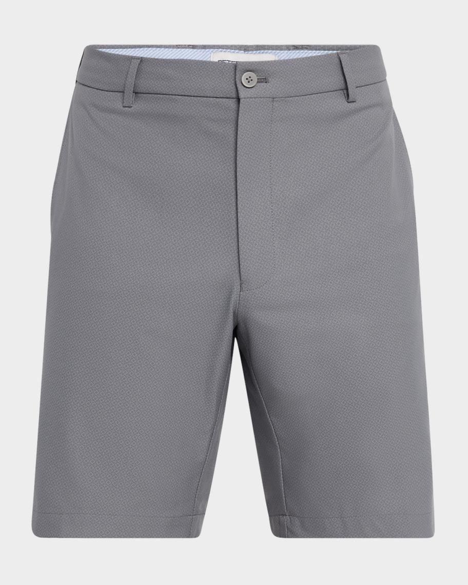 Peter Millar Men's Salem Geometric Performance Shorts | Neiman Marcus