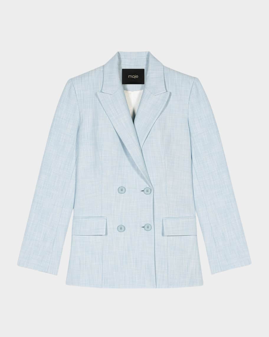 Maje Vipa Double-Breasted Blazer | Neiman Marcus