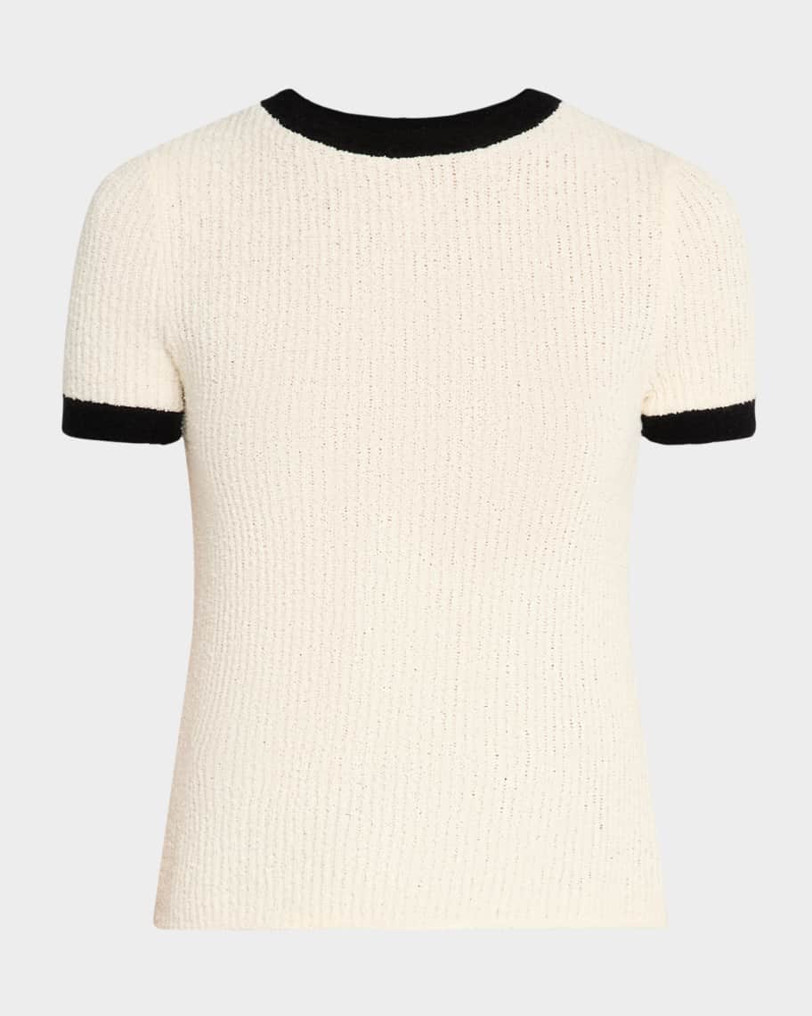 Rails Meredith Knit Short-Sleeve Top | Neiman Marcus
