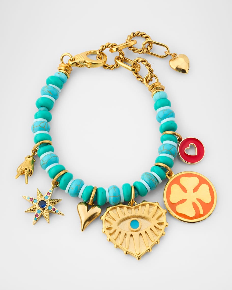 Elizabeth Cole Bellatrix Charm Bracelet | Neiman Marcus