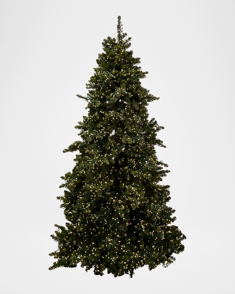 Barcana 9' Royal Majestic Pine Pre-Lit Christmas Tree with 8-Function ...