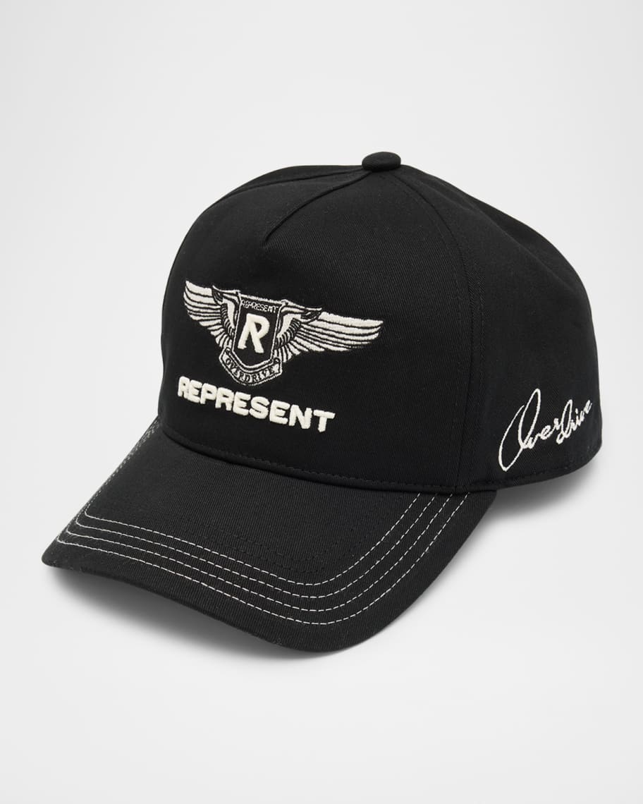 REPRESENT Men's Overdrive Badge Five-Panel Baseball Cap | Neiman Marcus