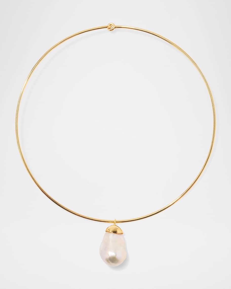 Lizzie Fortunato Best Lady Necklace with Pearl Drop | Neiman Marcus
