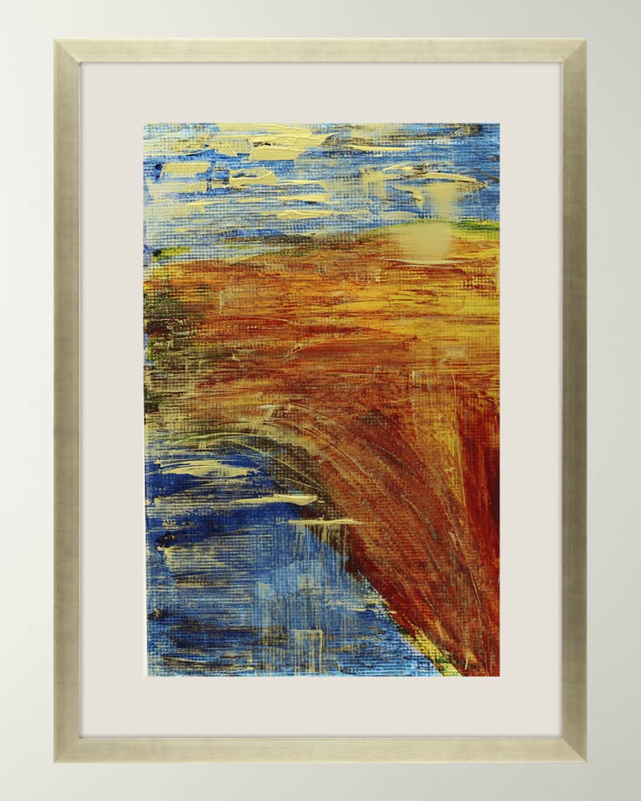 "Bodacious III" Framed Hand-Painted Wall Art | Neiman Marcus