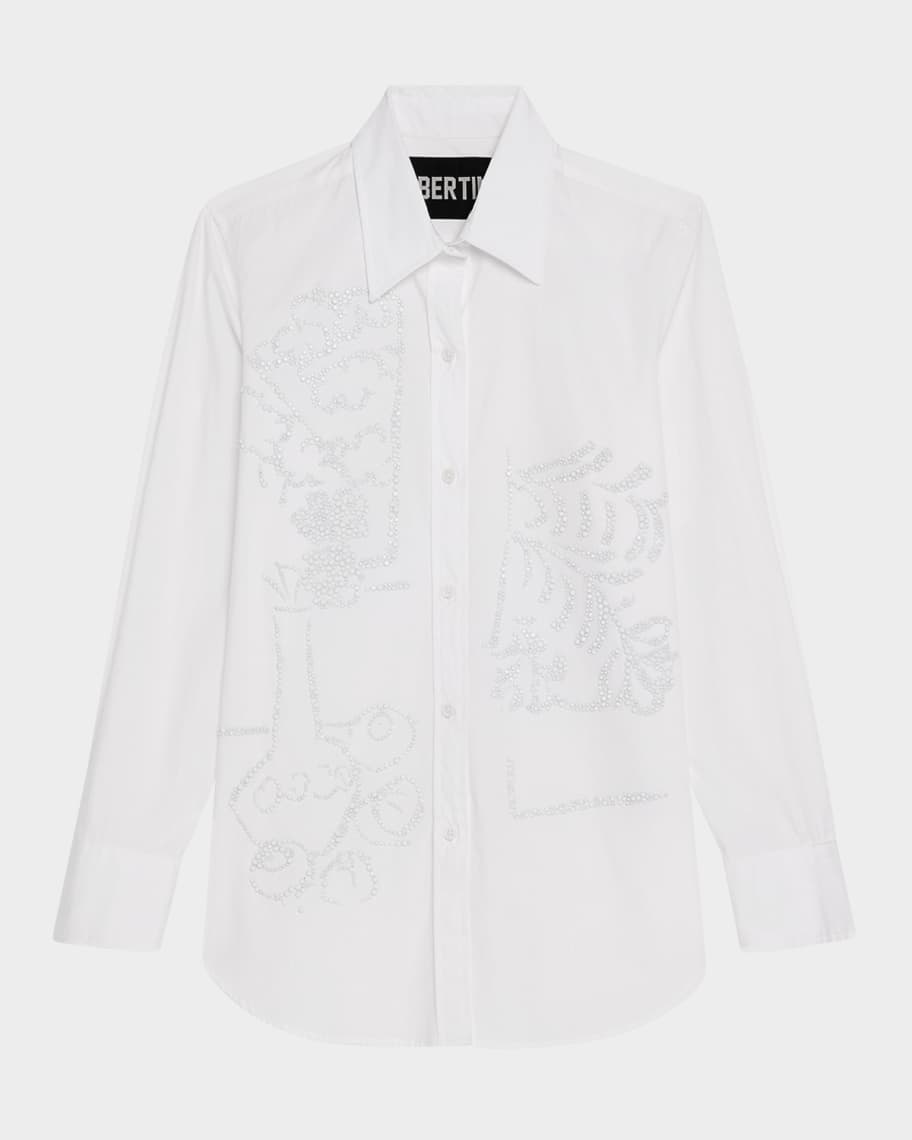 Libertine Still Life Crystal New Classic Shirt | Neiman Marcus