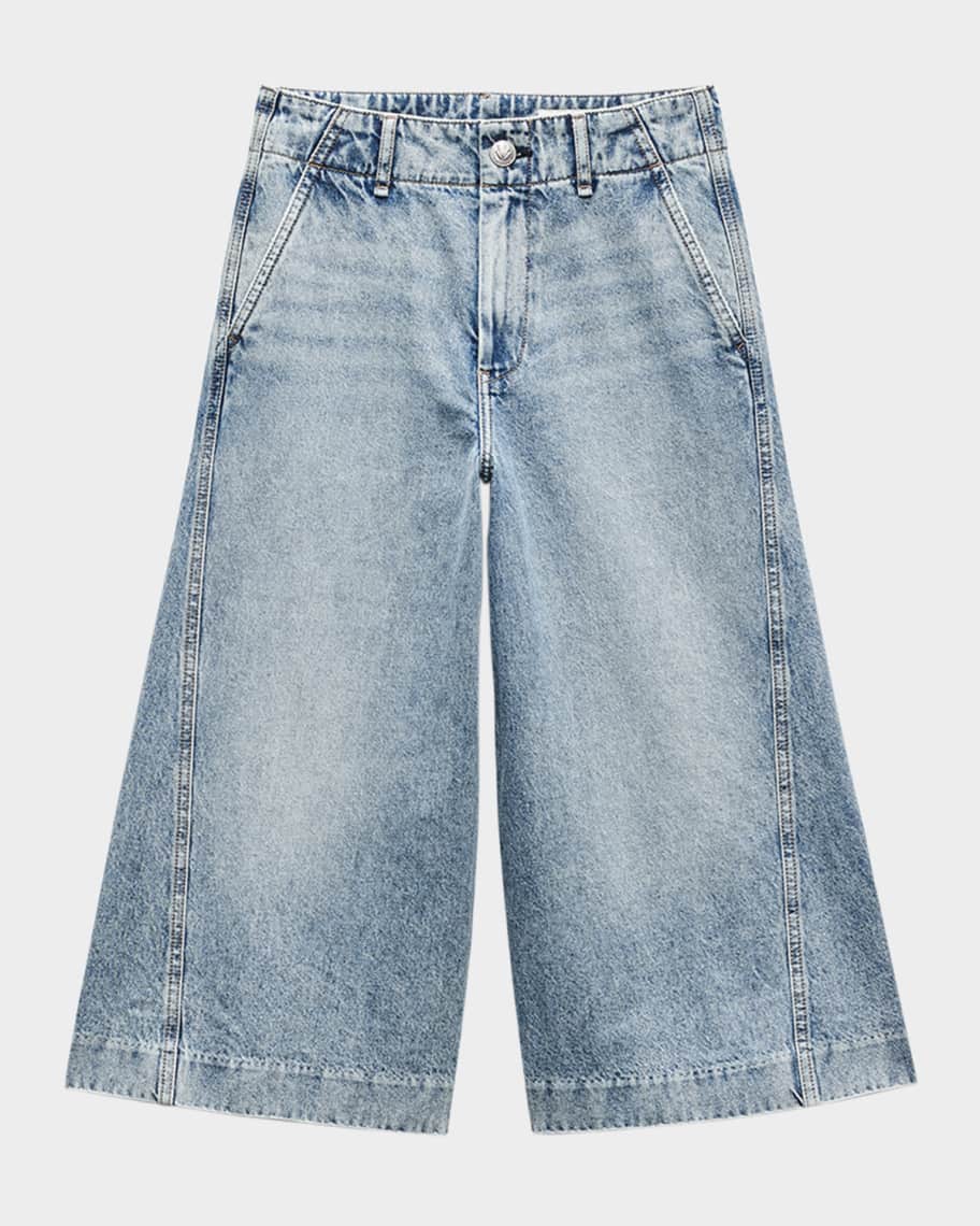 Rag & Bone Jamie High-Rise Culotte Jeans | Neiman Marcus