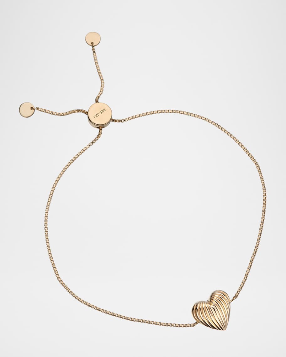 Jennifer Zeuner Chara Fluted Heart Bracelet | Neiman Marcus