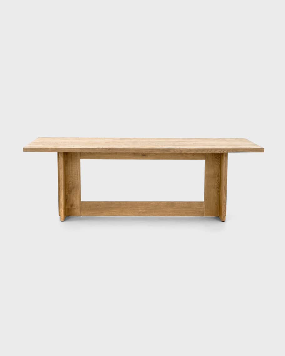 Four Hands Erie Trestle Dining Table, 89" | Neiman Marcus
