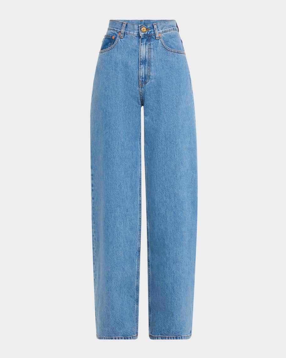 BLAZE Milano Nariida Java Straight-Leg Jeans | Neiman Marcus