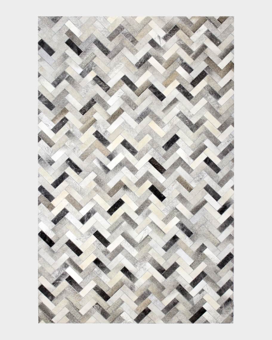 Quentin Hand-Stitched Hair on Hide Rug, 8' x 10' | Neiman Marcus
