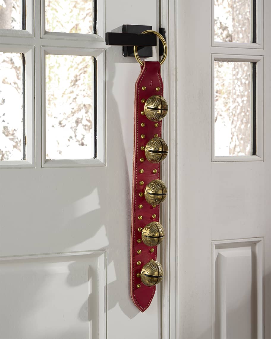 Belsnickel 5 Solid Brass Bells Door Knocker Christmas Decoration ...
