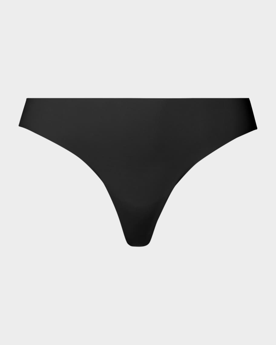 Hanro Invisible Cotton Low-Rise Thong | Neiman Marcus