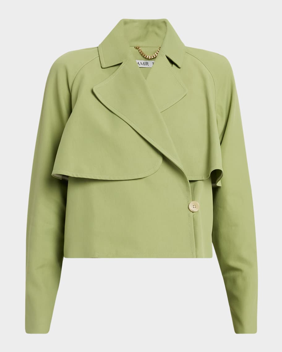 Amir Taghi Grace Short Trench Jacket | Neiman Marcus