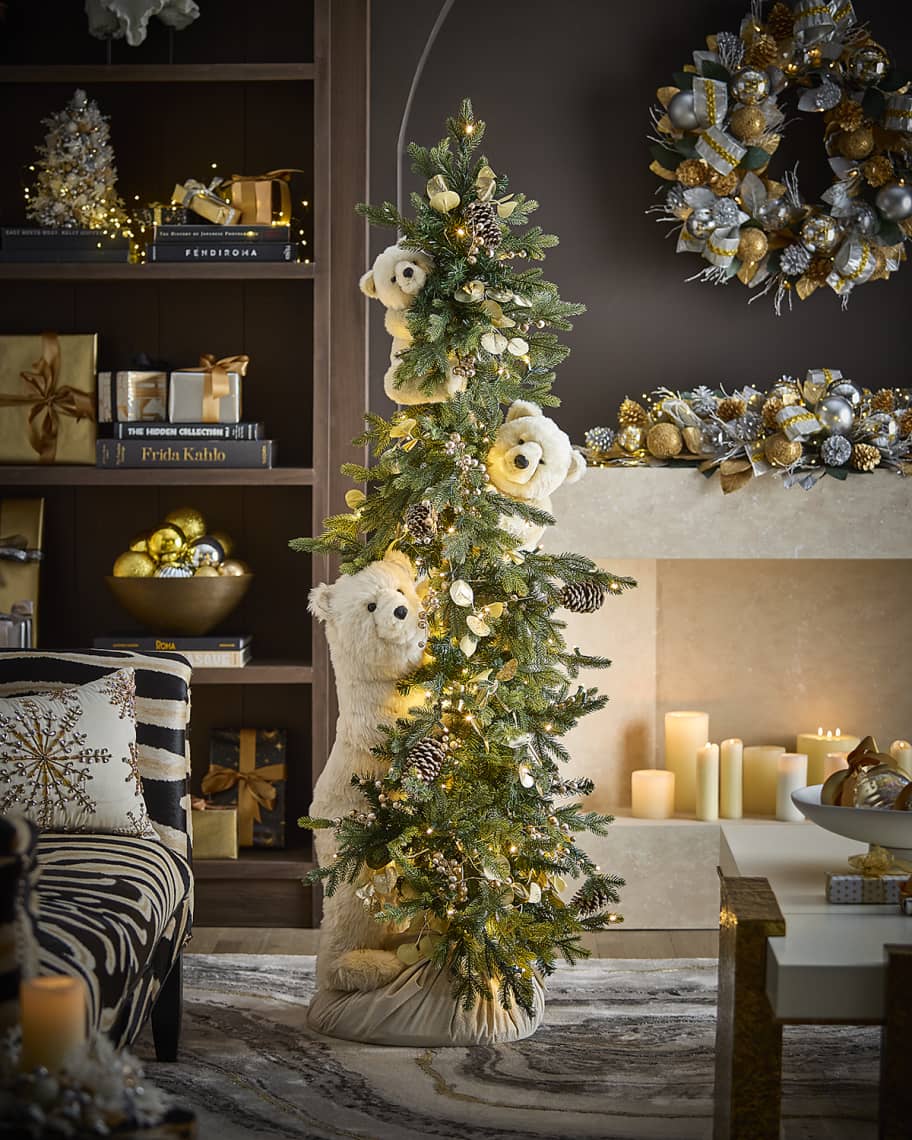Ditz Designs All That Sparkles Polar Trio Tree, 72" | Neiman Marcus