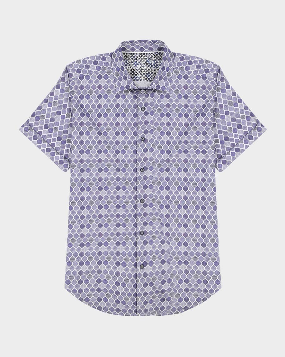 Robert Graham Men's Rowan Short-Sleeve Shirt | Neiman Marcus
