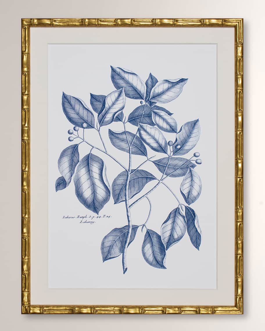 Shadow Catchers "Navy & Linen VII" Framed Giclee | Neiman Marcus