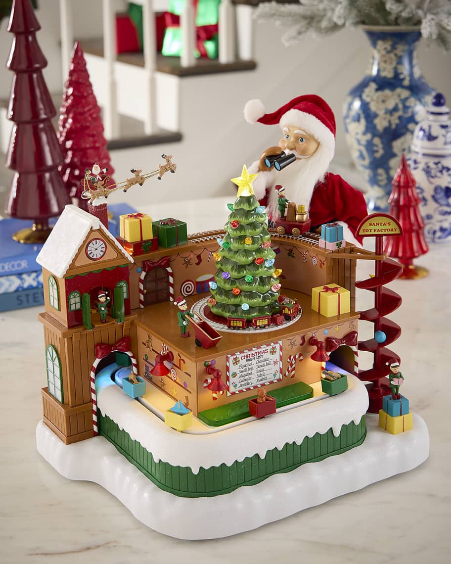 Mr Christmas Santa's Toy Factory Christmas Decor | Neiman Marcus
