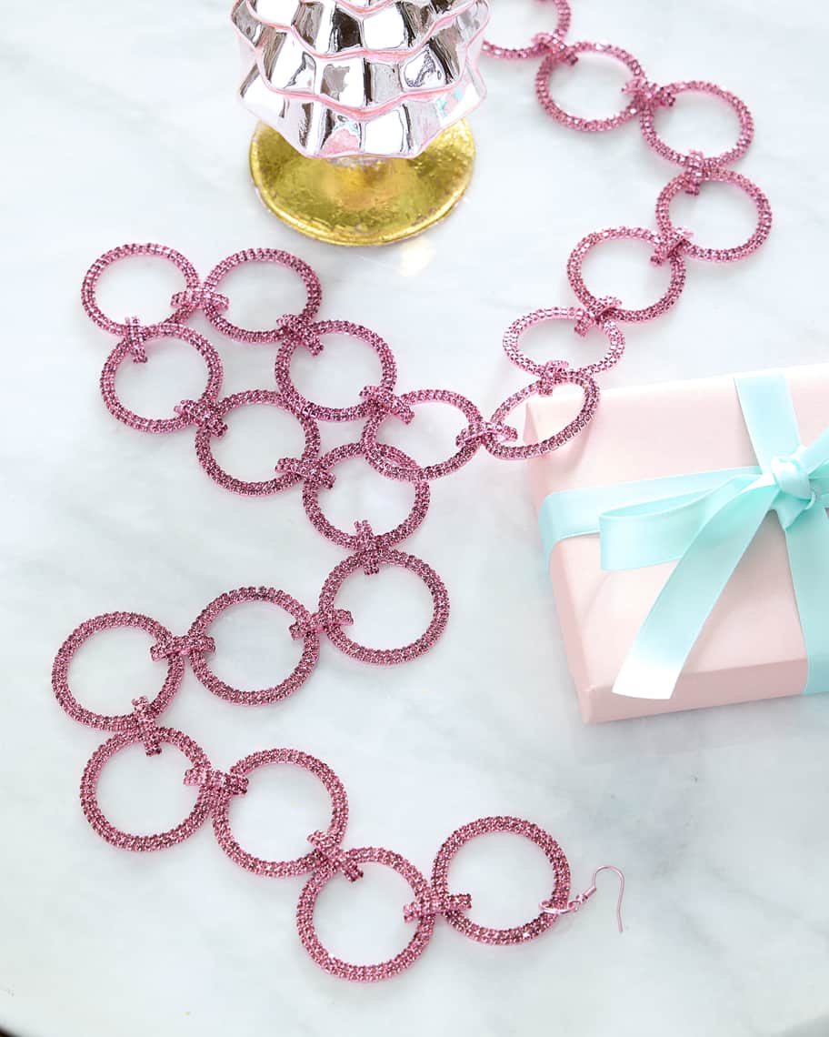 D. Stevens Crystal Circle Christmas Garland, 36" | Neiman Marcus