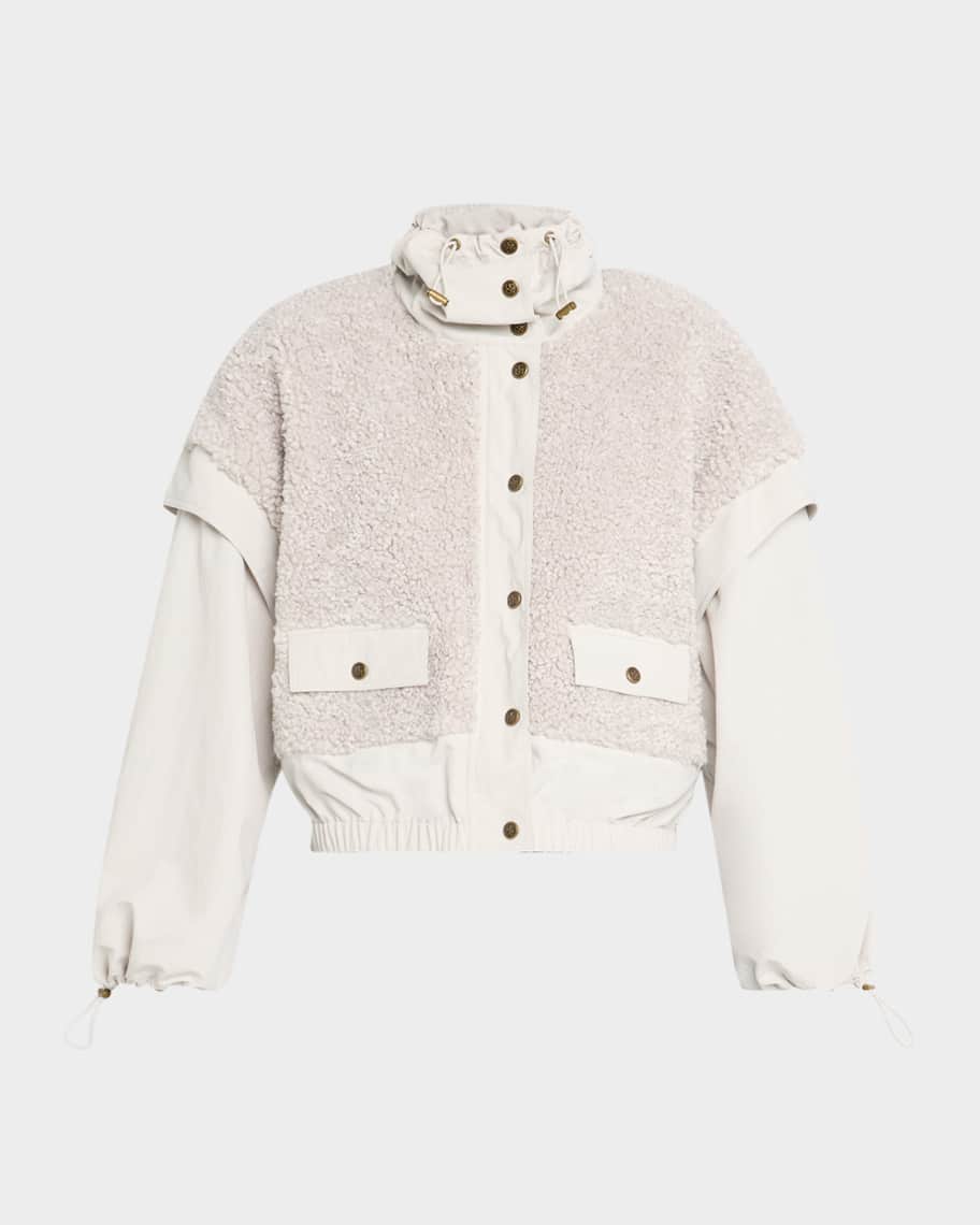 Ulla Johnson Aidan Teddy Fleece Jacket | Neiman Marcus