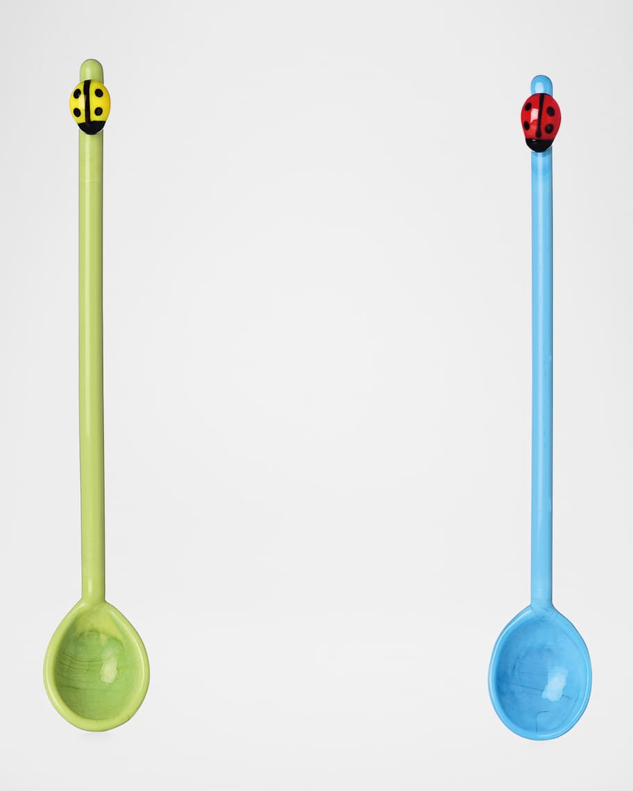 ICHENDORF Fruits & Flowers Ladybug Teaspoons, Set of 2 | Neiman Marcus