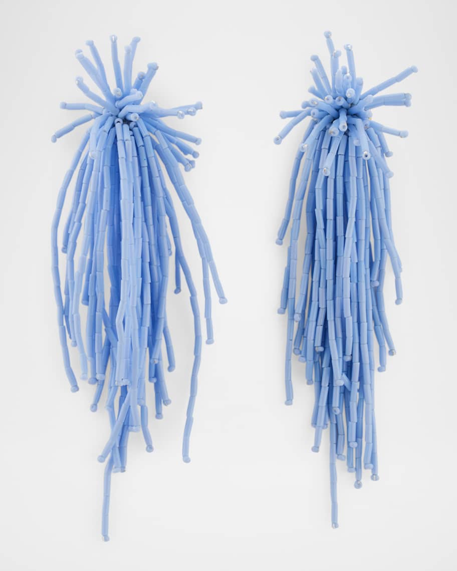 Oscar de la Renta Fireworks Tassel Earrings | Neiman Marcus