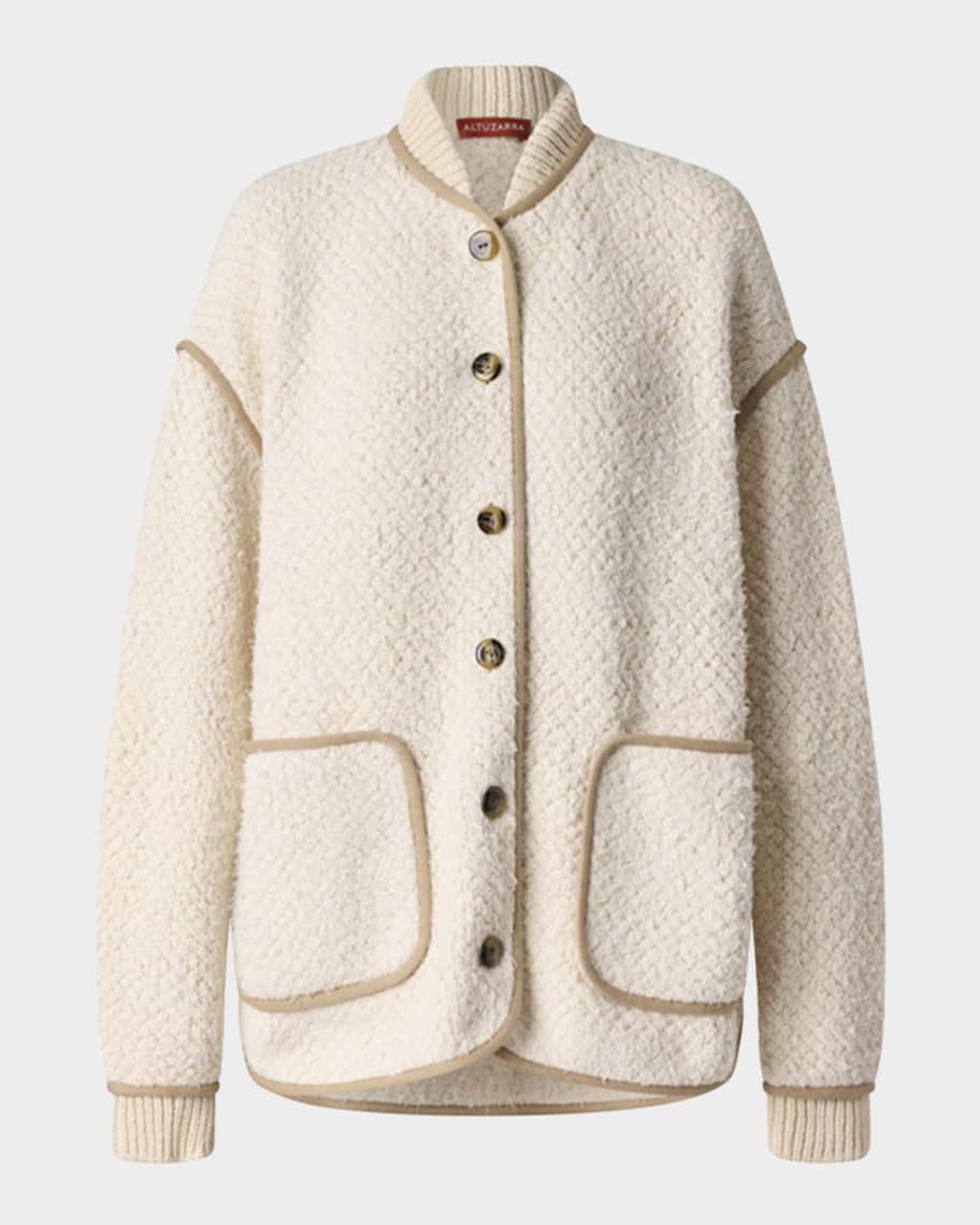 Altuzarra Gus Textured Knit Jacket | Neiman Marcus
