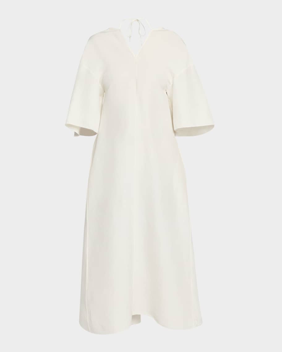 THE ROW Mia Silk A-Line Dress | Neiman Marcus