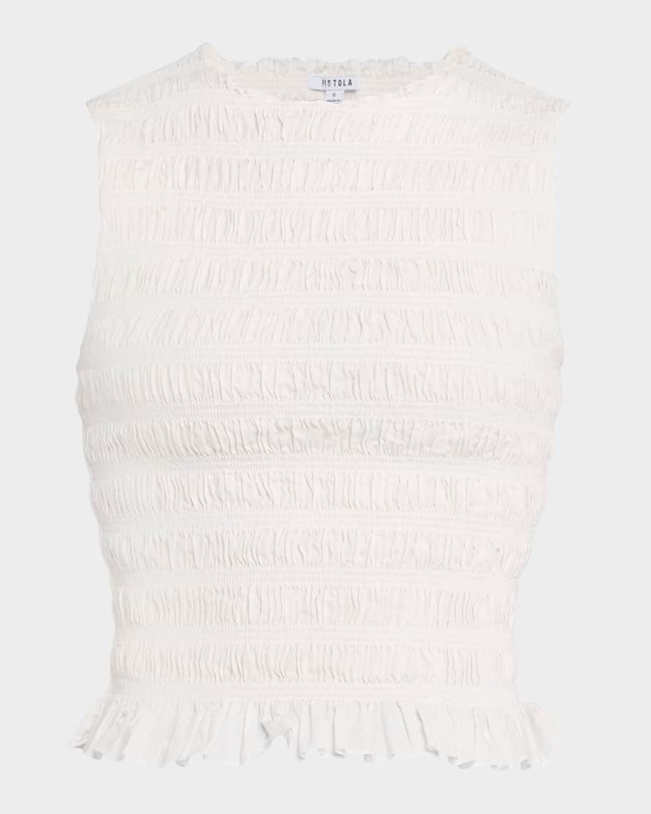 PISTOLA Phoebe Smocked Tank Top | Neiman Marcus